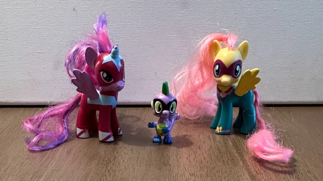 MY LITTLE PONY Power Ponies Princess Twilight Fluttershy Spike Target ...