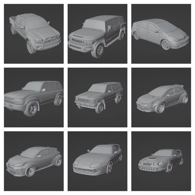 3D PRINTED (T) 1/32 Scale Cars hundreds of models to choose from $43.04 ...