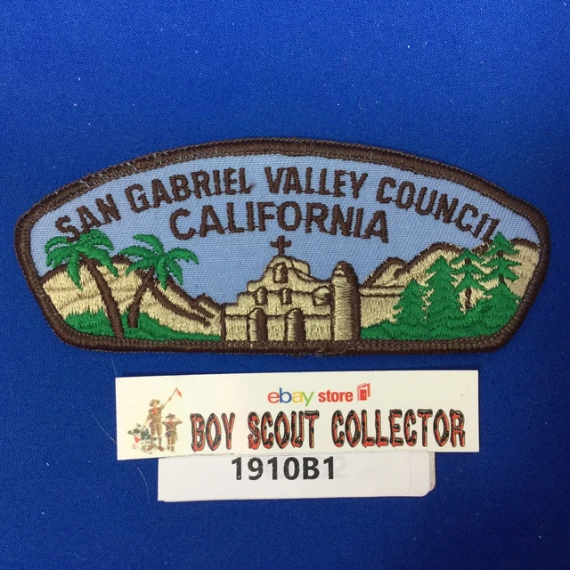 BOY SCOUT CSP San Gabriel Valley Council 1981 patch épaule Jamboree ...