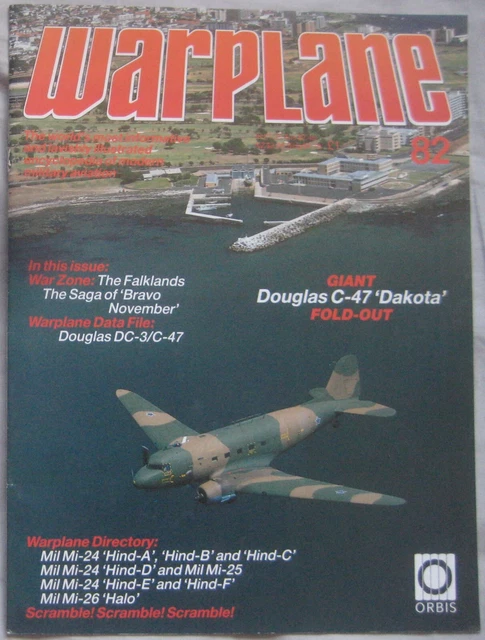 WARPLANE MAGAZINE ISSUE 82 Douglas DC-3/C-47 'Dakota' cutaway drawing & poster £7.49 - PicClick UK