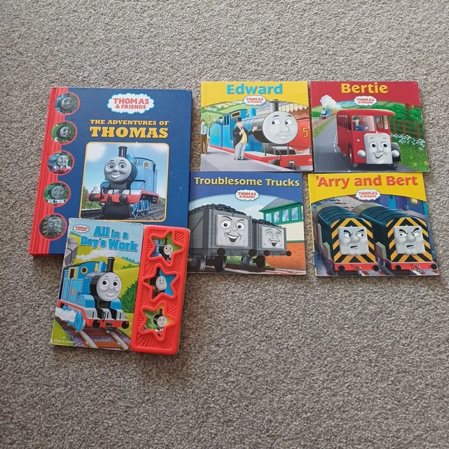 THOMAS THE TANK engine book bundle x 6 noise sound childrens kids £6.95 ...