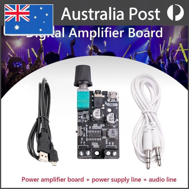 DIGITAL AMPLIFIER BOARD 5W+5W Dual Channel Stereo Power Amplifier Board ...