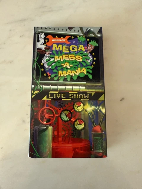 NICKELODEON MEGA MESS-A-MANIA Live Show (VHS, 1995) Paramount's Kings ...