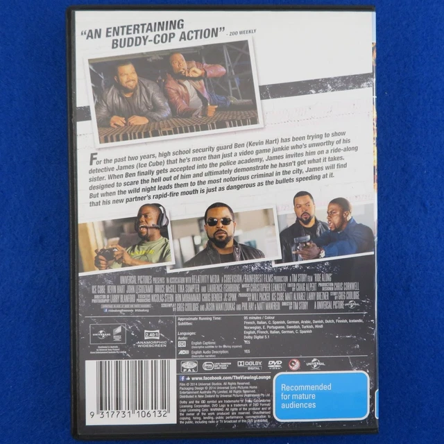 RIDE ALONG - Ice Cube - DVD - Region 4 - Fast Postage !! £6.37 ...