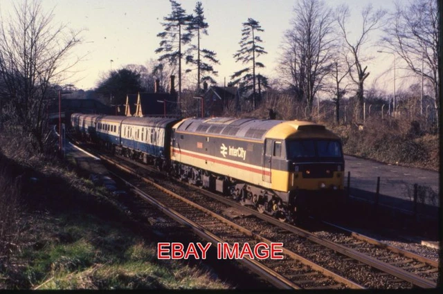 ORIGINAL 35MM SLIDE CLASS 47 LOCO NO 47549 ROYAL MAIL AT BARMING 2/88 £ ...