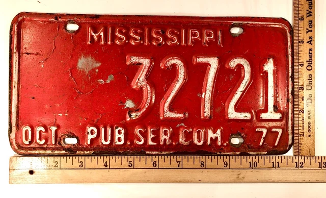 US Mississippi, License Plates, Automobilia, Transportation ...