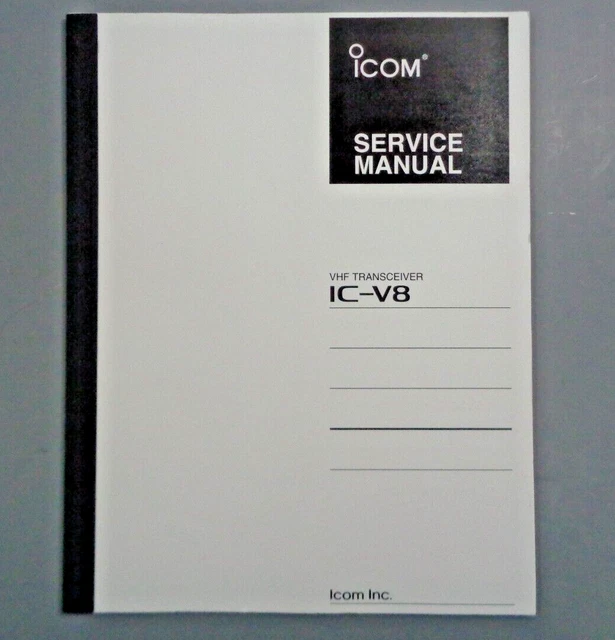 ICOM IC-V8 SERVICE manual - Genuine Icom, NOT A COPY! $18.00 - PicClick