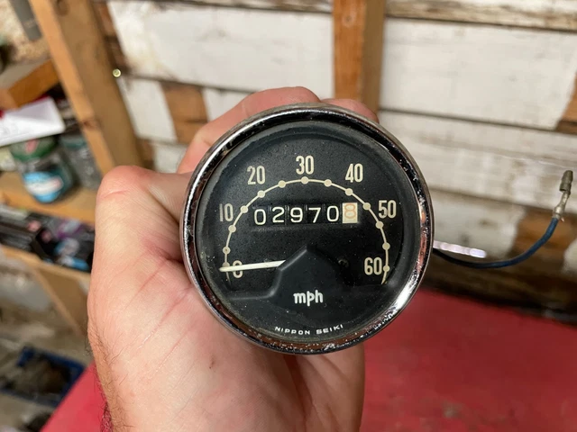VINTAGE NIPPON SEIKI Speedometer 60 mph Honda CA110 C110 50 £61.64 ...