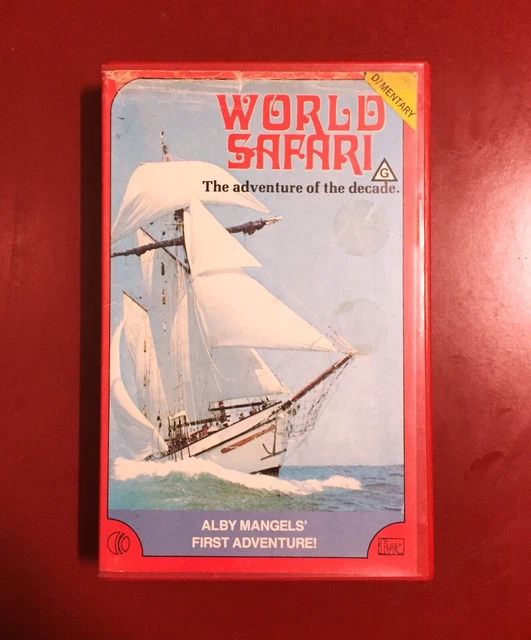 *WORLD SAFARI VHS KTEL/FILMWAYS rare 70s doco Alby Mangles guerrilla ...