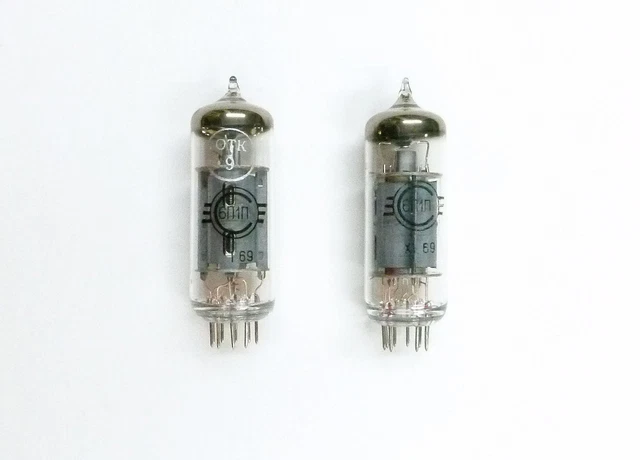 RUSSIAN 6P1P VALVES Matched Pair for Nobsound MS10-d / 30D amplifier ...