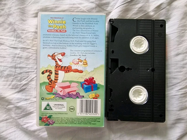 NEW ADVENTURES OF WINNIE THE POOH Goodbye, Mr Pooh WALT DISNEY UK VHS £ ...