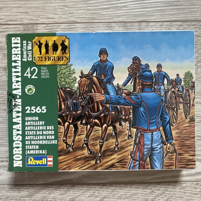 REVELL 1/72 AMERICAN Civil War - Union Artillery Figure Model Kit 2565 ...