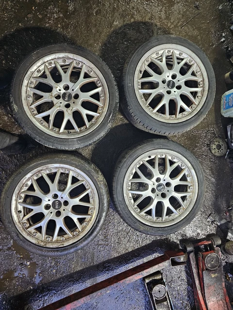 MINI JOHN COOPER Works Jcw Challenge BBS RS844 17 Inch 2 Piece ALLOYS ...