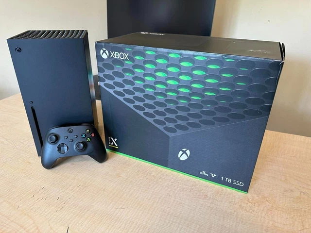 MICROSOFT XBOX SERIES X 1TB Video Game Console - Black (With Box) $429. ...