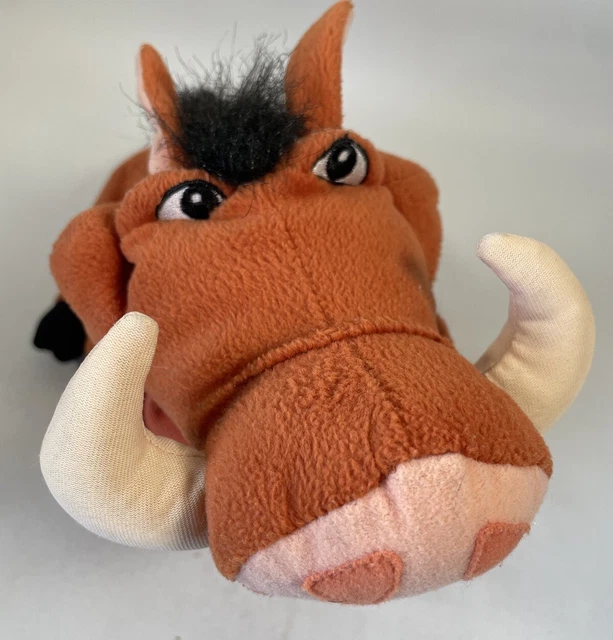 DISNEY PUMBA The Lion King Tootin Wart Hog Plush Soft Toy -Hasbro £6.95 ...