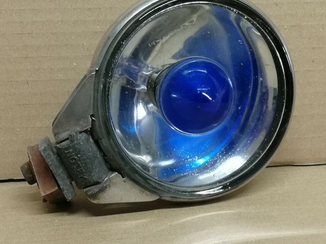 NOTEK FARLITE BLUE Fog Lamp Classic Car Mod Scooter Lambretta Vespa ...