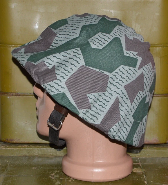 WW2 BULGARIAN ARMY steel Headgear M36 type C + splinter camouflage ...