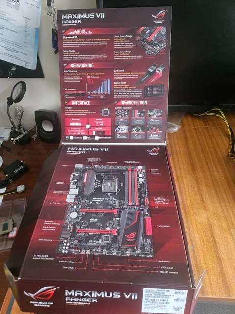 ASUS ROG MAXIMUS VII Ranger Gaming ATX Motherboard Intel LGA 1150 £11. ...