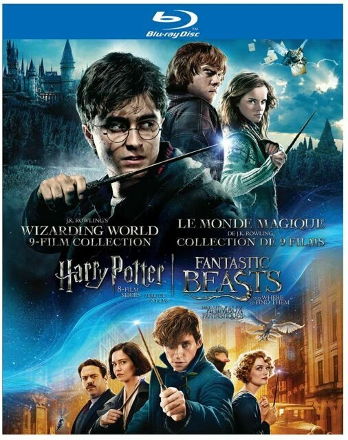 HARRY POTTER / Beasts Wizarding World: 9-Film Collection (Blu-ray Disc ...