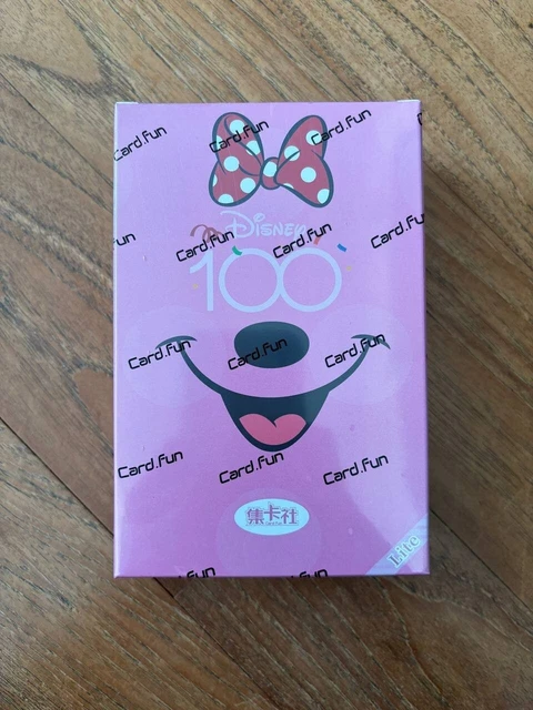 BOX CARTE DISNEY 100 Minnie Mouse Sigillato Display card box Sealed TCG ...