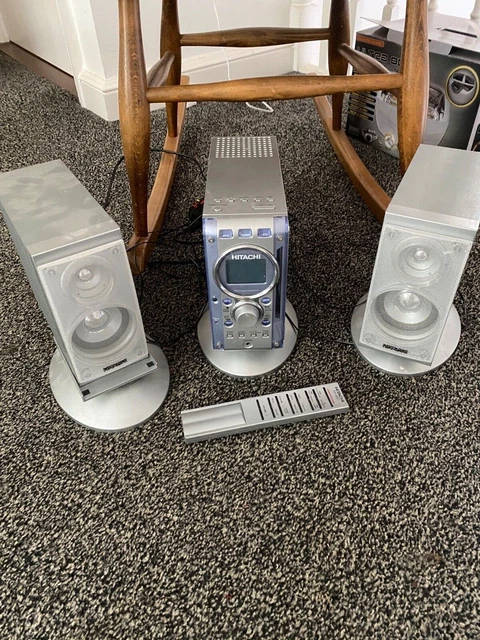 HITACHI MICRO MUSIC system with CD and radio £25.00 - PicClick UK