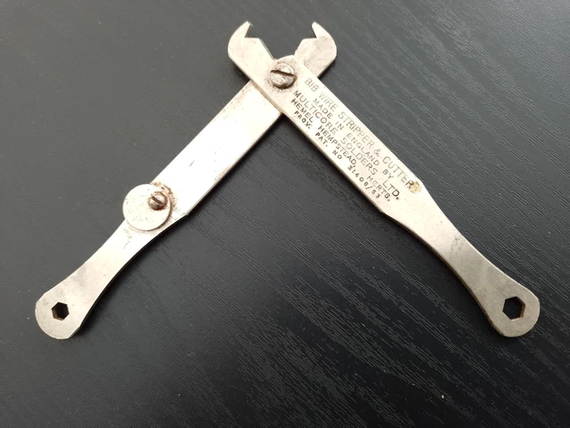 VINTAGE BIB WIRE STRIPPER CUTTER by Multicore Solders Ltd - Collectable ...