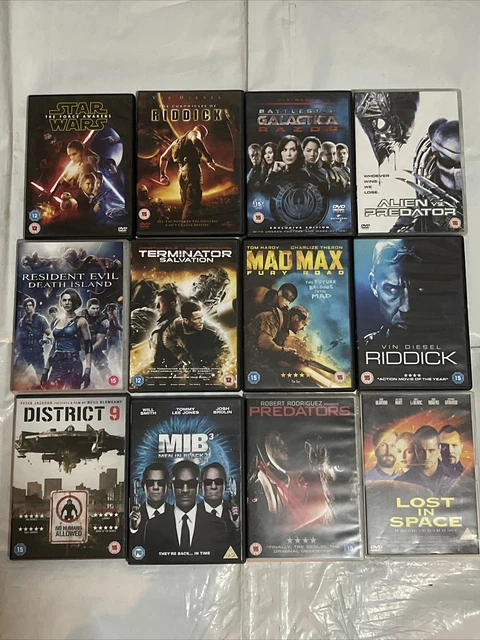 ACTION/SCIFI - DVD Bundle/ Joblot X 12 ,,,Good To Very Good - ( 22 ) £ ...