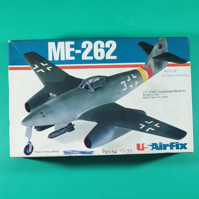 US AIRFIX WWII German ME-262 Airplane Model Kit#10040 1 /72 Scale EUR ...