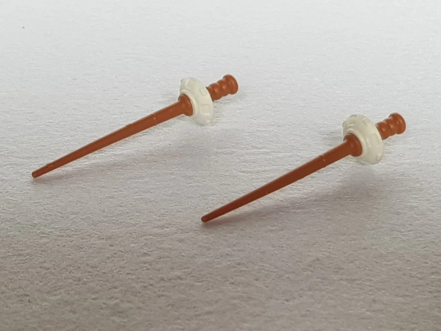MEDIEVAL PLAYMOBIL, SOLDIERS Long Swords, Sword Weapons Floret x 2 £1. ...