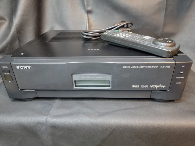 SONY SVO-2000 S-VHS SVHS Player Recorder HiFi Stereo VCR NTSC £425.21 ...