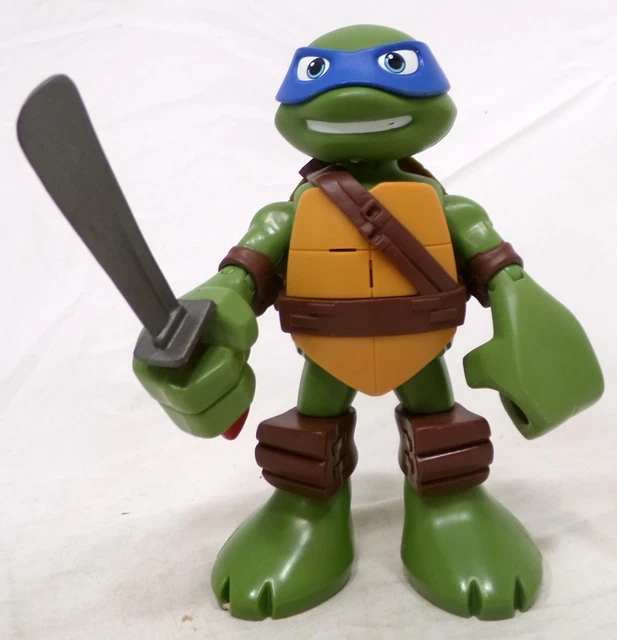 FIGURITA LEONARDO HALF Shell Heroes Press N' Shout TMNT 2016 De 6" EUR ...