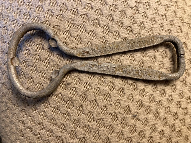 VINTAGE RARE Saratoga Spring Quevic Water Bottle Opener $40.00 - PicClick