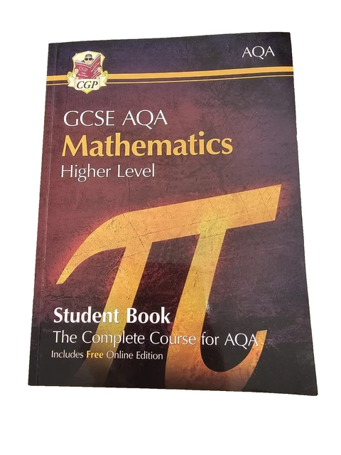 GCSE AQA MATHEMATICS higher level student book (revision guide) £21.52 ...
