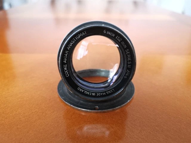 TAYLOR-HOBSON COOKE AVIAR Anastigmat Series II 6in (152mm) f/4.5 £50.00 ...