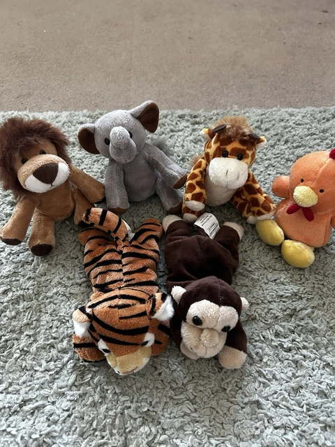 THE CUDDLE CREW Set of 6 - Soft Plush Toys £37.08 - PicClick UK