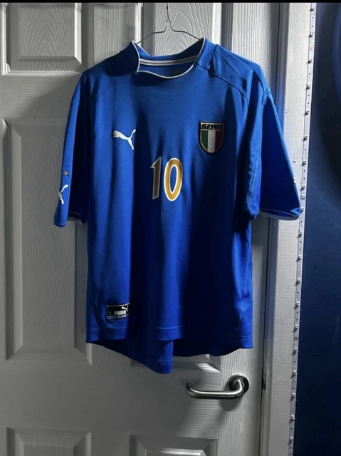 ITALY NATIONAL TEAM 2003/2004 Home Football Shirt Jersey Puma Size L ...