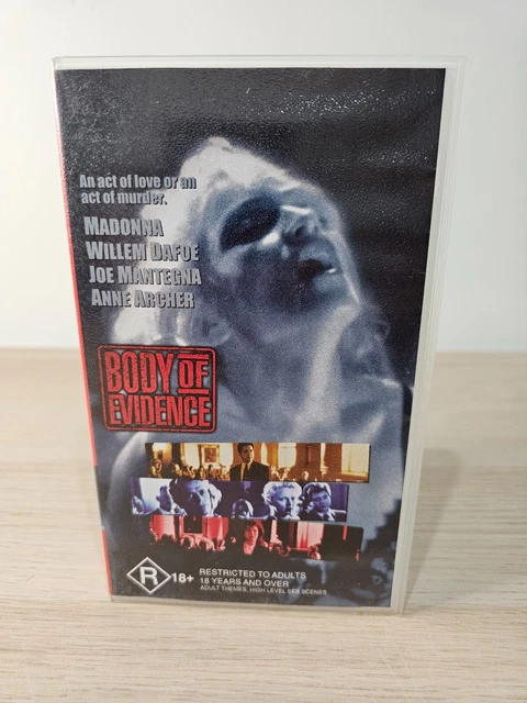 BODY OF EVIDENCE VHS Video Tape PAL Madonna $19.99 - PicClick AU