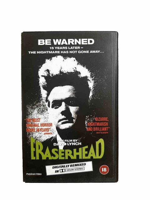 ERASERHEAD VHS PAL Polygram Video Rare Collectible £30.00 - PicClick UK
