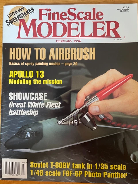 AIRBRUSH TECHNIQUES, DML Soviet T-80 Tank, Feb 1996 Fine Scale Modeler ...