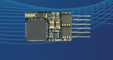 BACHMANN 36-568A 6 Pin DCC Loco-Decoder with Back EMF featuring Railcom ...