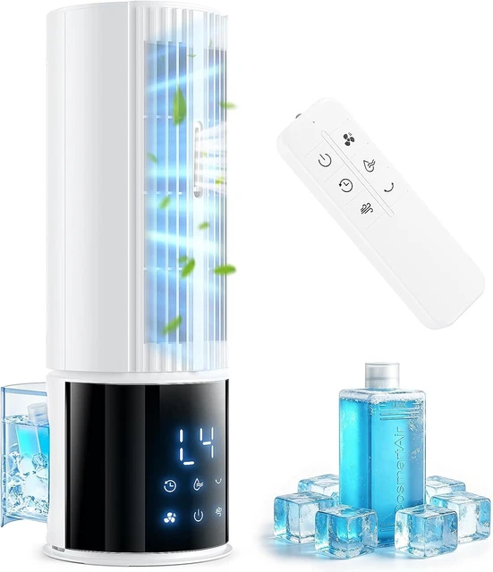 PORTABLE AIR CONDITIONER Air Cooler 6-in-1 Portable Tower Fan,3 Speeds ...
