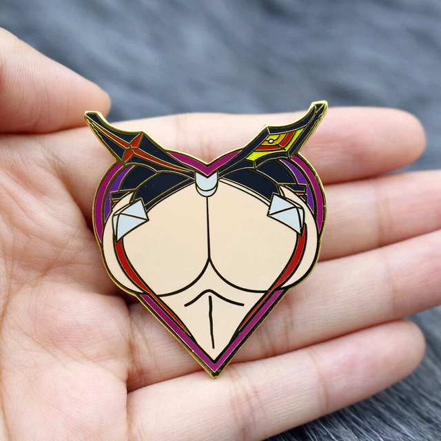 ANIME KILL la KILL / Matoi Ryūko Boobs heart-shaped Metal Pin Badge ...