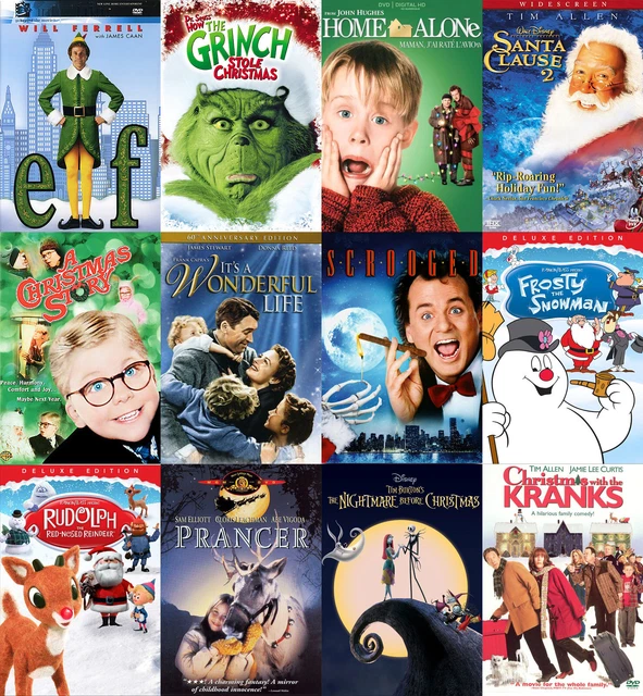 CHRISTMAS USED PICK ChooseDVD Lot Xmas Holiday Movies Family Combined ...