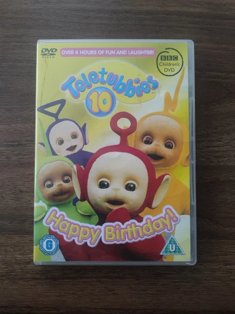 TELETUBBIES 10 HAPPY birthday DVD 4 hours long £11.57 - PicClick UK