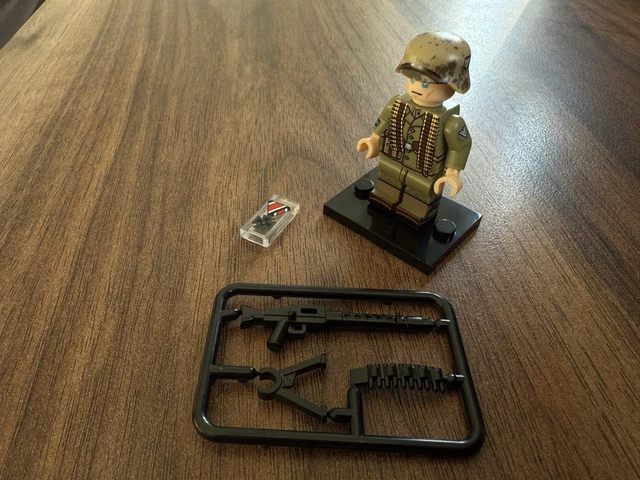 LEGO WORLD WAR 2 Afrika Korps Machine Gunner German Soldier mg42 £4.36 ...