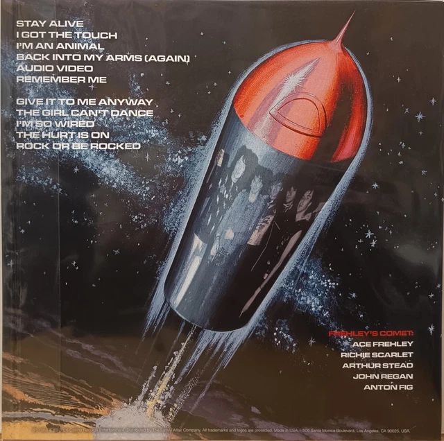 ACE FREHELEY FREHLEY’S Comet – Picture Disc £36.44 - PicClick UK