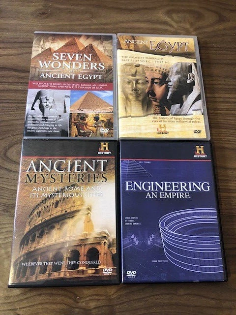4 X ANCIENT Egypt/Rome DVD Documentary Bundle History Engineering Mysteries £4.99 - PicClick UK