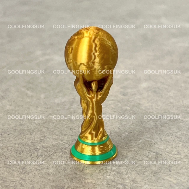 WORLD CUP TROPHY Ideal For Subbuteo Table Top Soccer Games (3D Printed ...