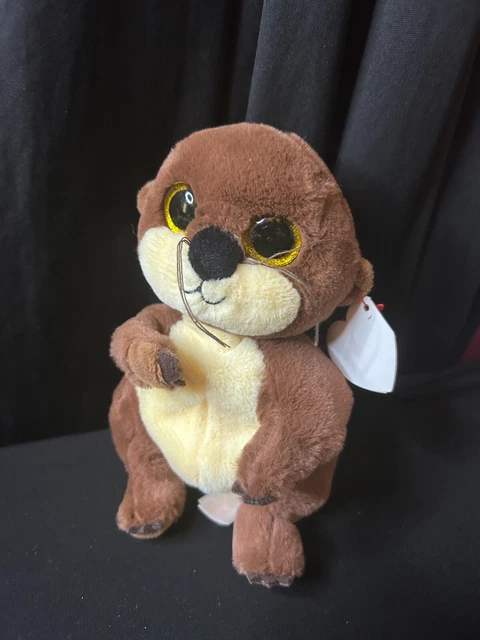 TY ORIGINAL BEANIE Babies Mitch The Otter Soft Toy Stuffed Animal ...