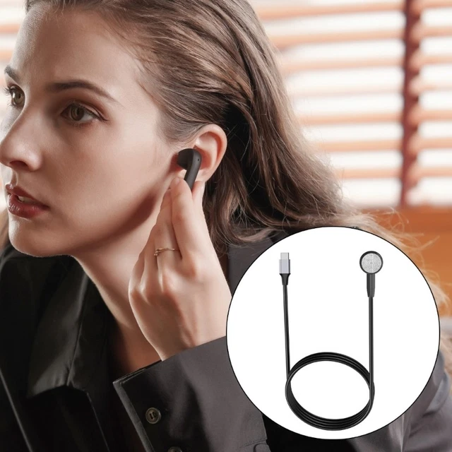SIMPLE TYPE C Single Side Earbud Unilateral Earphones 45cm/100cm Cable ...